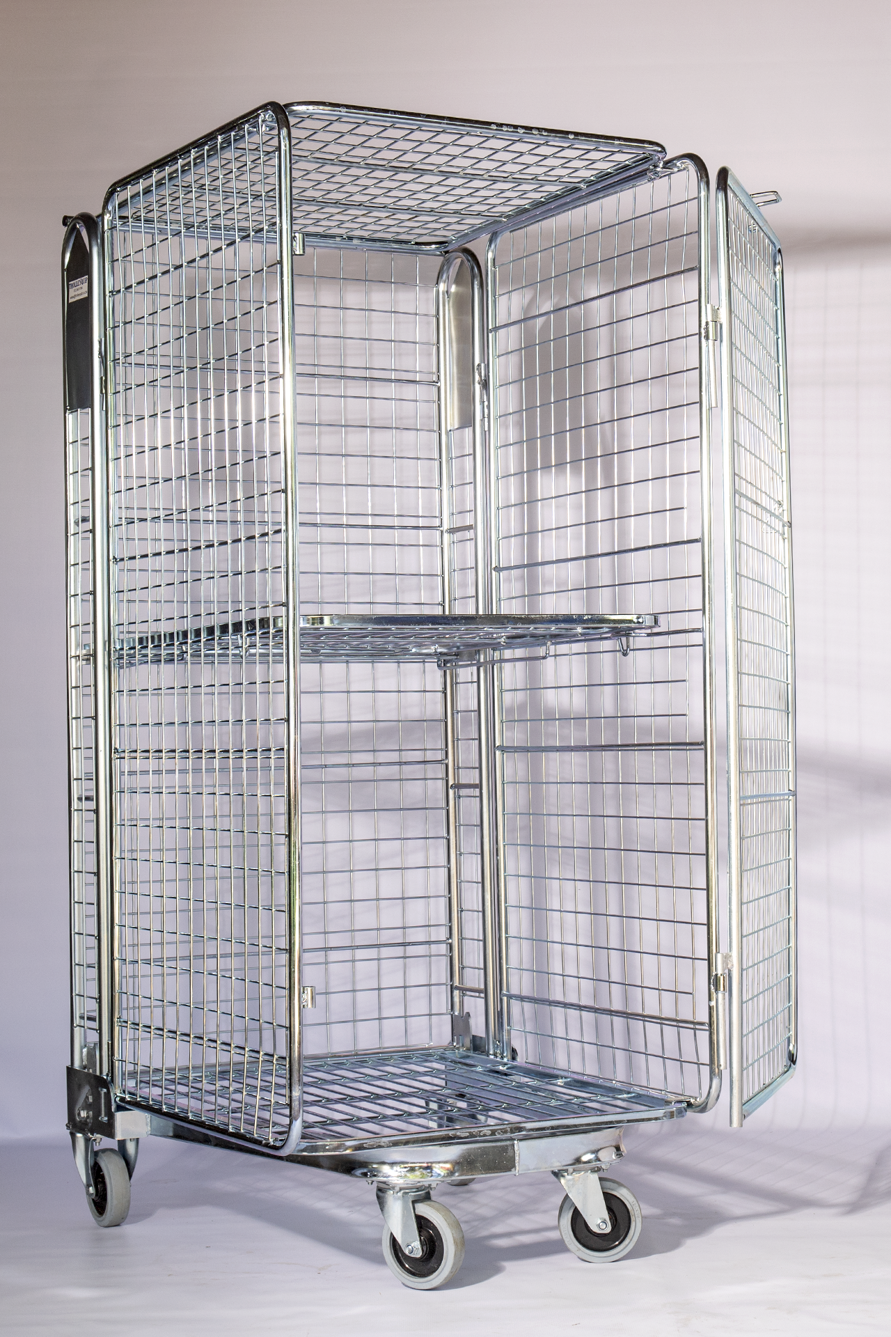 Security Cage Rolltainer (Collapsible) – TrolleyQuip International